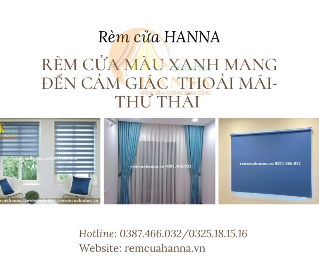 RÈM CỬA HANNA – NÂM TẦM GIÁ TRỊ SỐNG